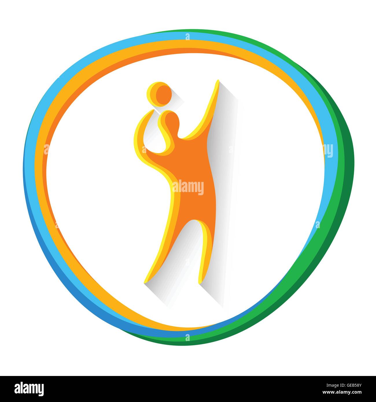 Volleyball Player Sport Competition Icon Stock Vector Image & Art - Alamy