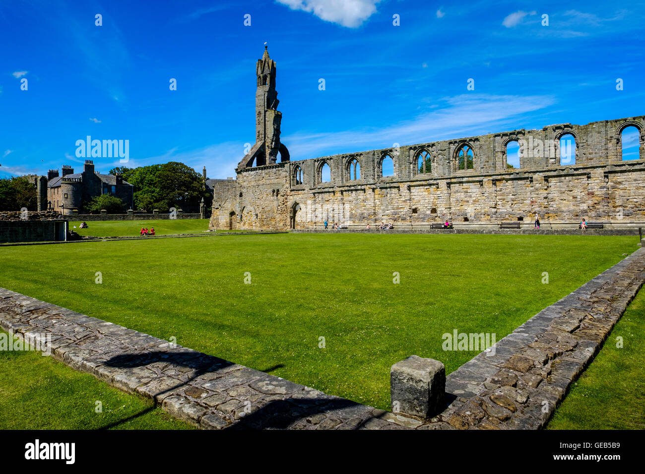 The ruins of St Andrews Cathedral, Fife, Scotland Stock Photo - Alamy