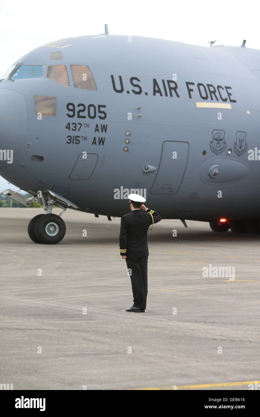 The Boeing C-17 Globemaster III is a large military transport aircraft ...