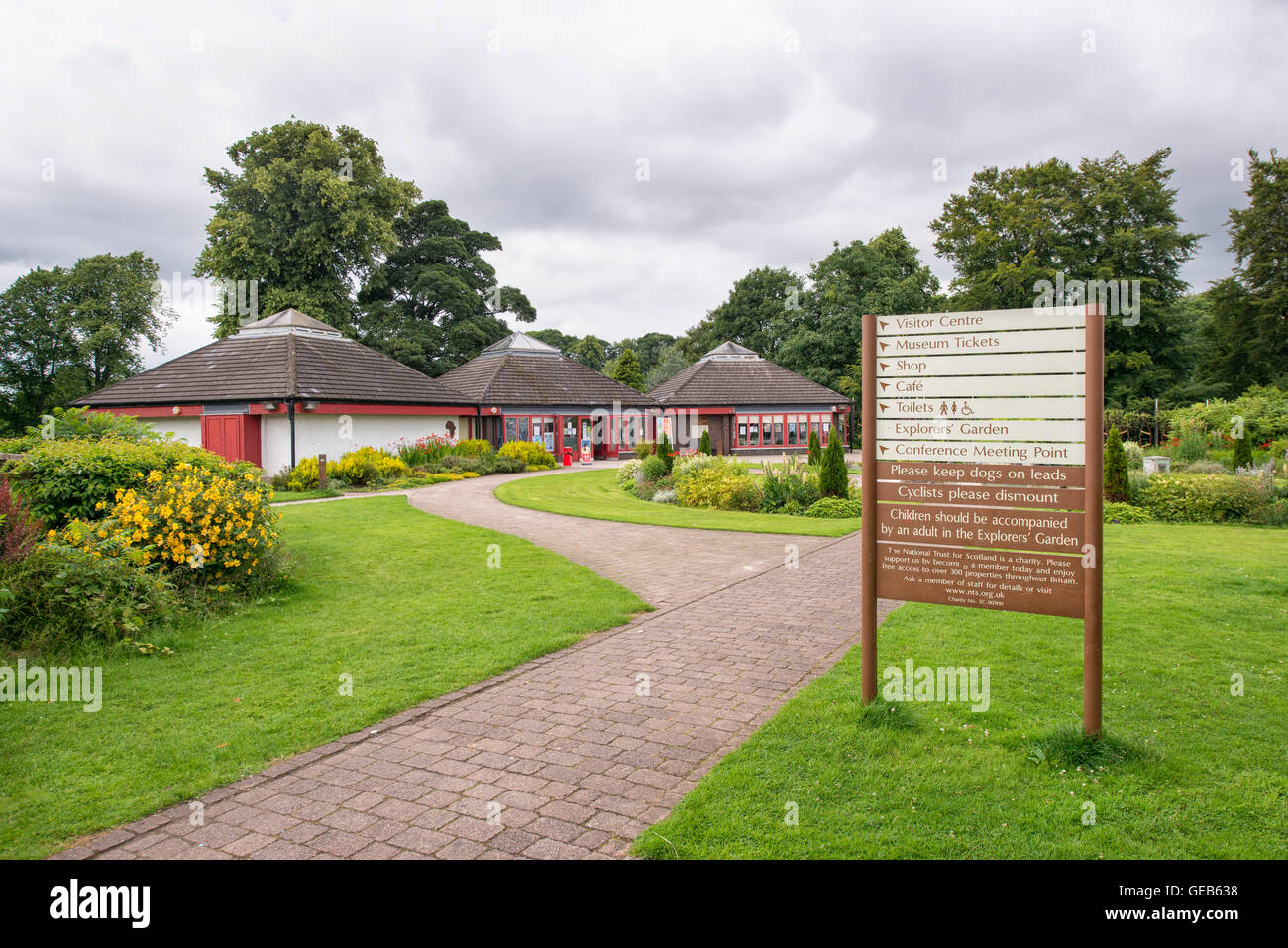 The David Livingstone Centre and museum in Blantyre, Scotland Stock ...