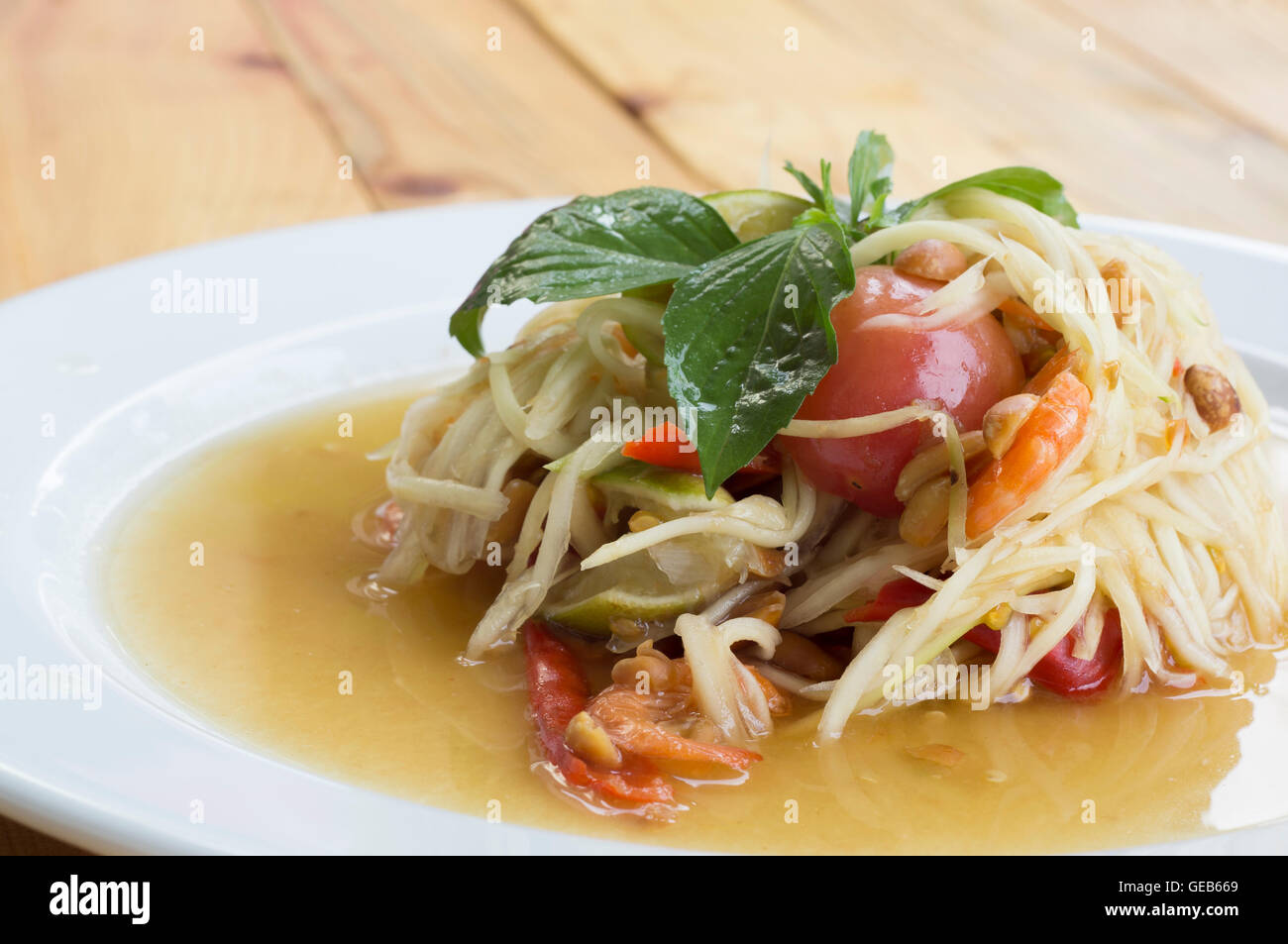 diet restaurant traditional asia vegetable thai Stock Photo - Alamy