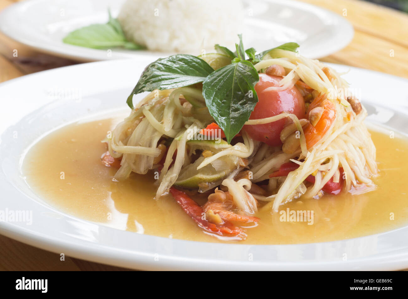diet restaurant traditional asia vegetable thai Stock Photo - Alamy