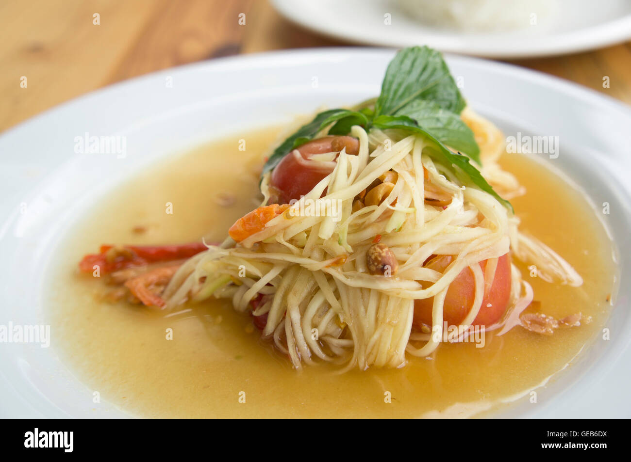 diet restaurant traditional asia vegetable thai Stock Photo - Alamy