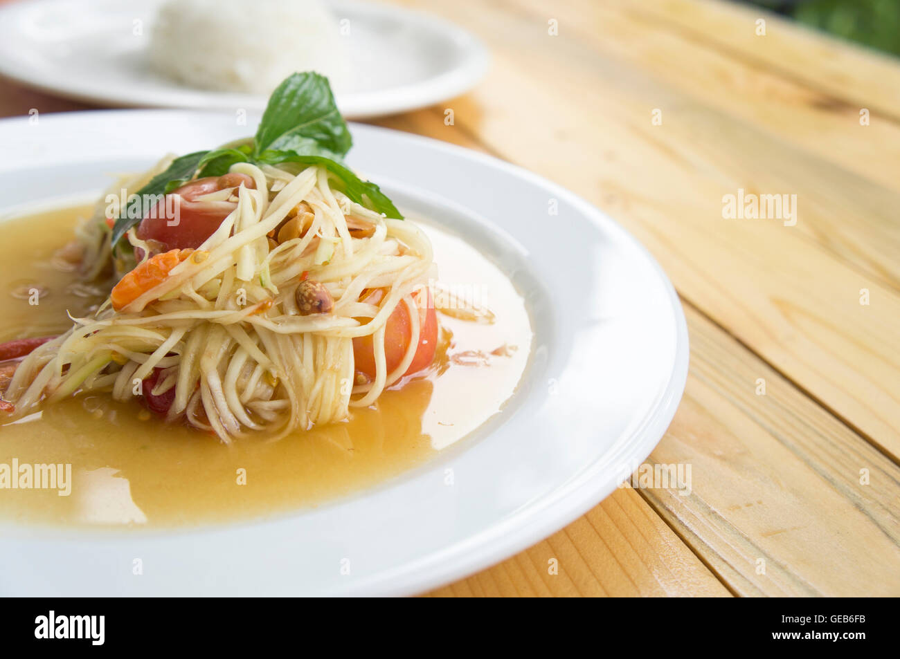 diet restaurant traditional asia vegetable thai Stock Photo - Alamy