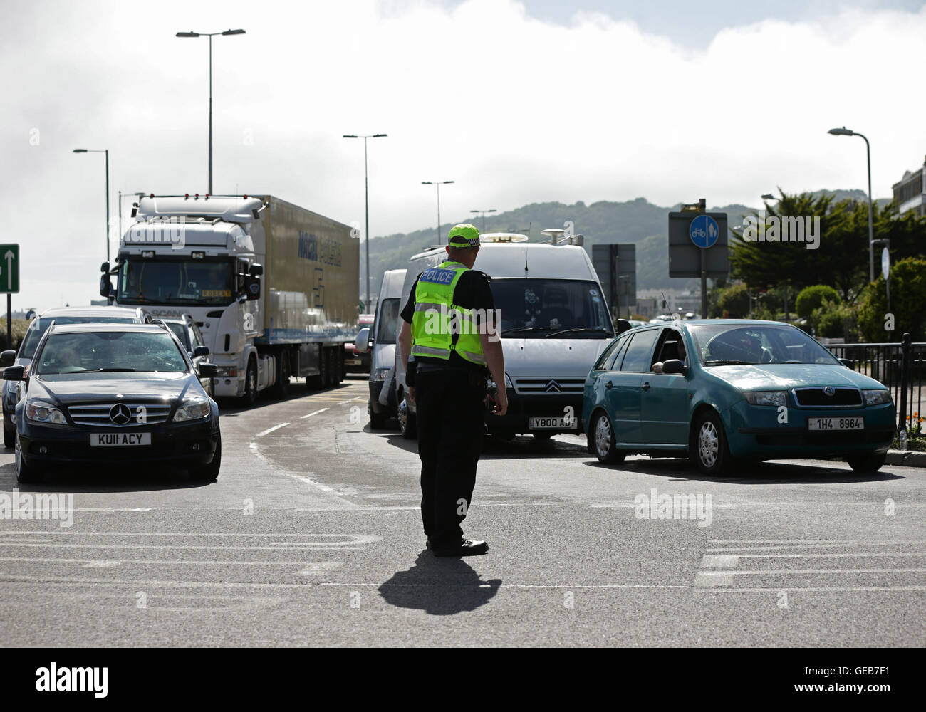Traffic Police Directing Uk High Resolution Stock Photography and ...