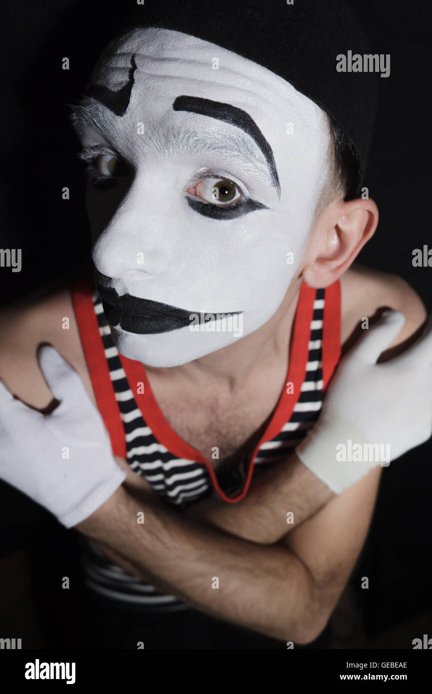 Sad Mime Face