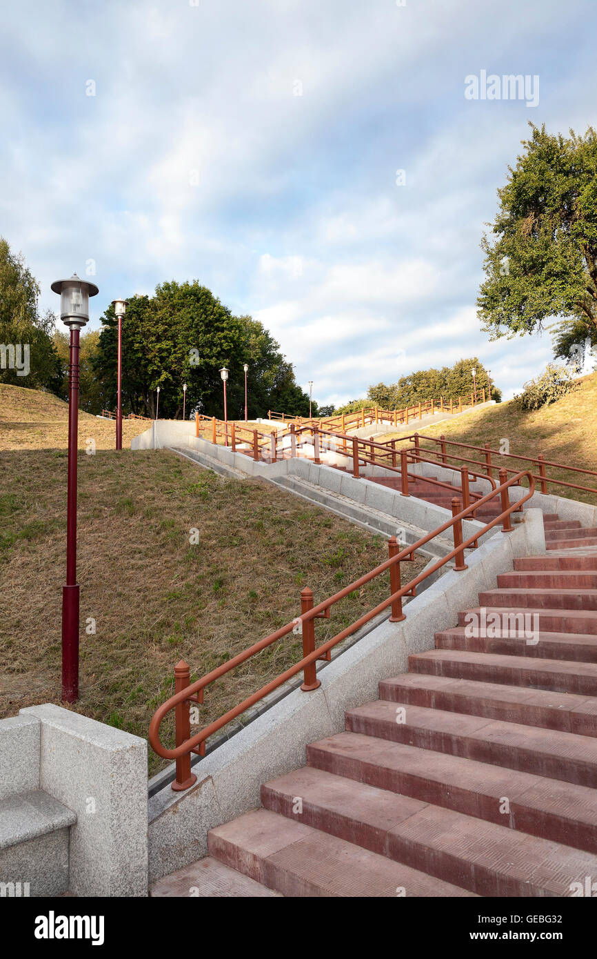 stairs in the park Stock Photo - Alamy