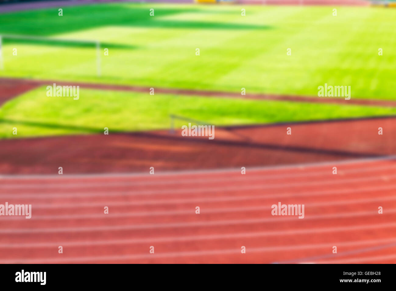 old treadmill stadium Stock Photo - Alamy