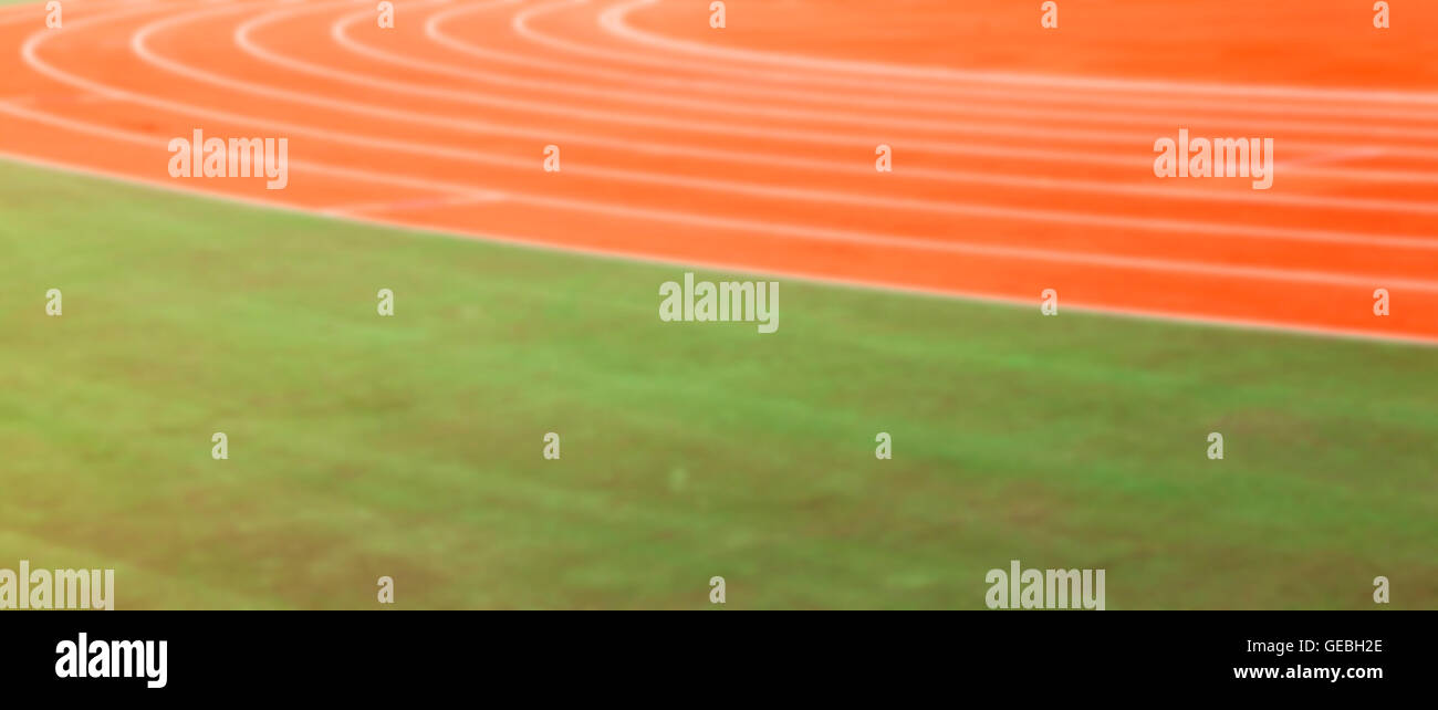 old treadmill stadium Stock Photo - Alamy