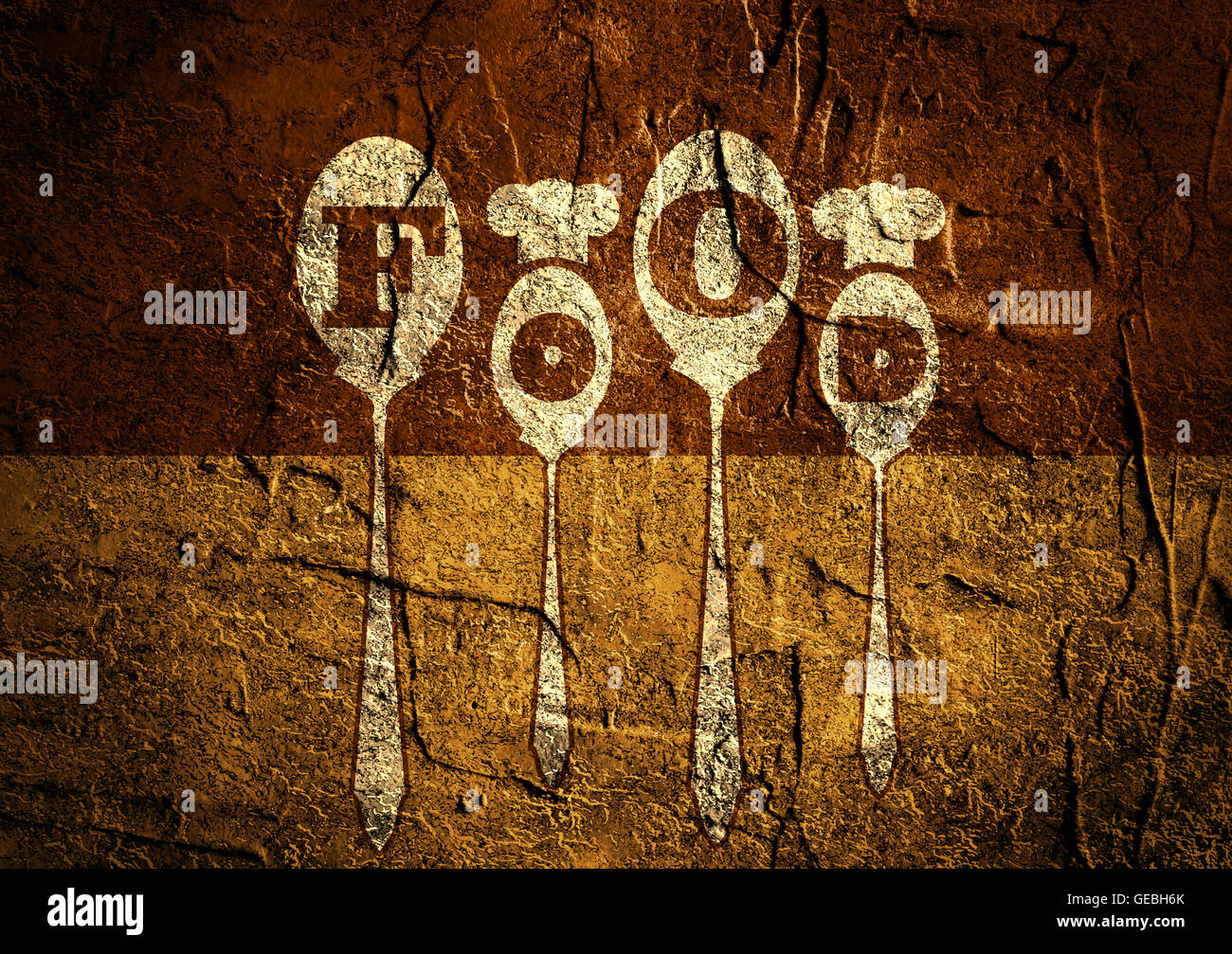 Restaurant concept icons pattern hi-res stock photography and images ...