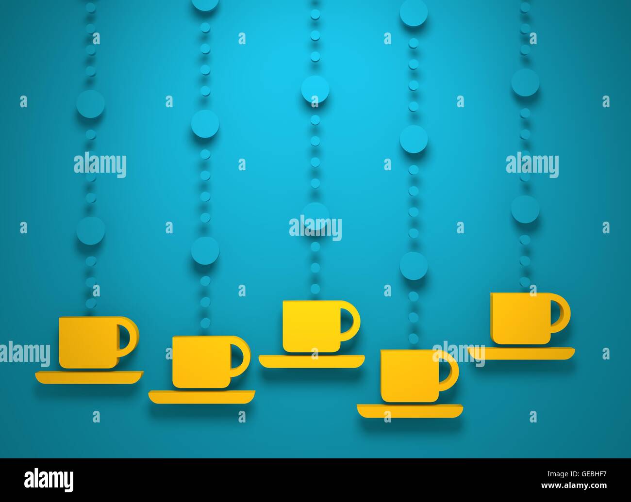 Cup of coffee or tea symbol Stock Photo - Alamy