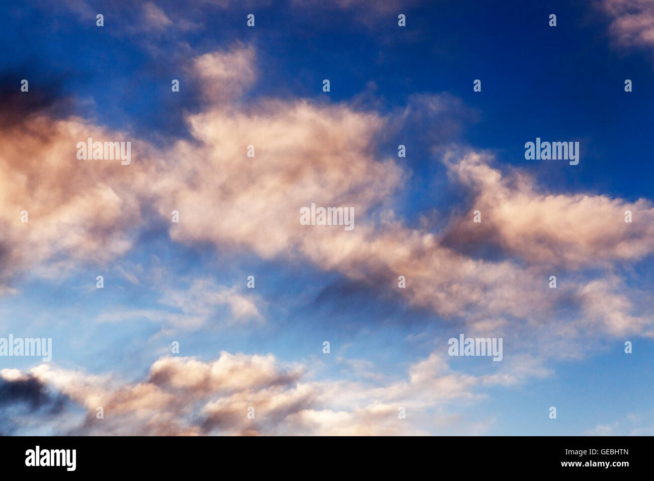 the sky at sunset Stock Photo - Alamy