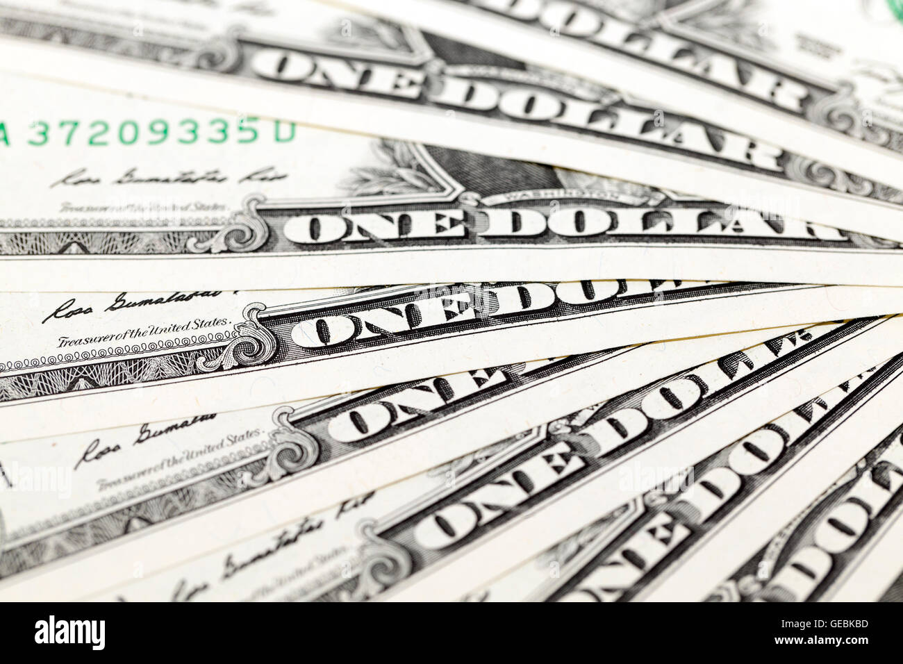 American dollars, close-up Stock Photo - Alamy