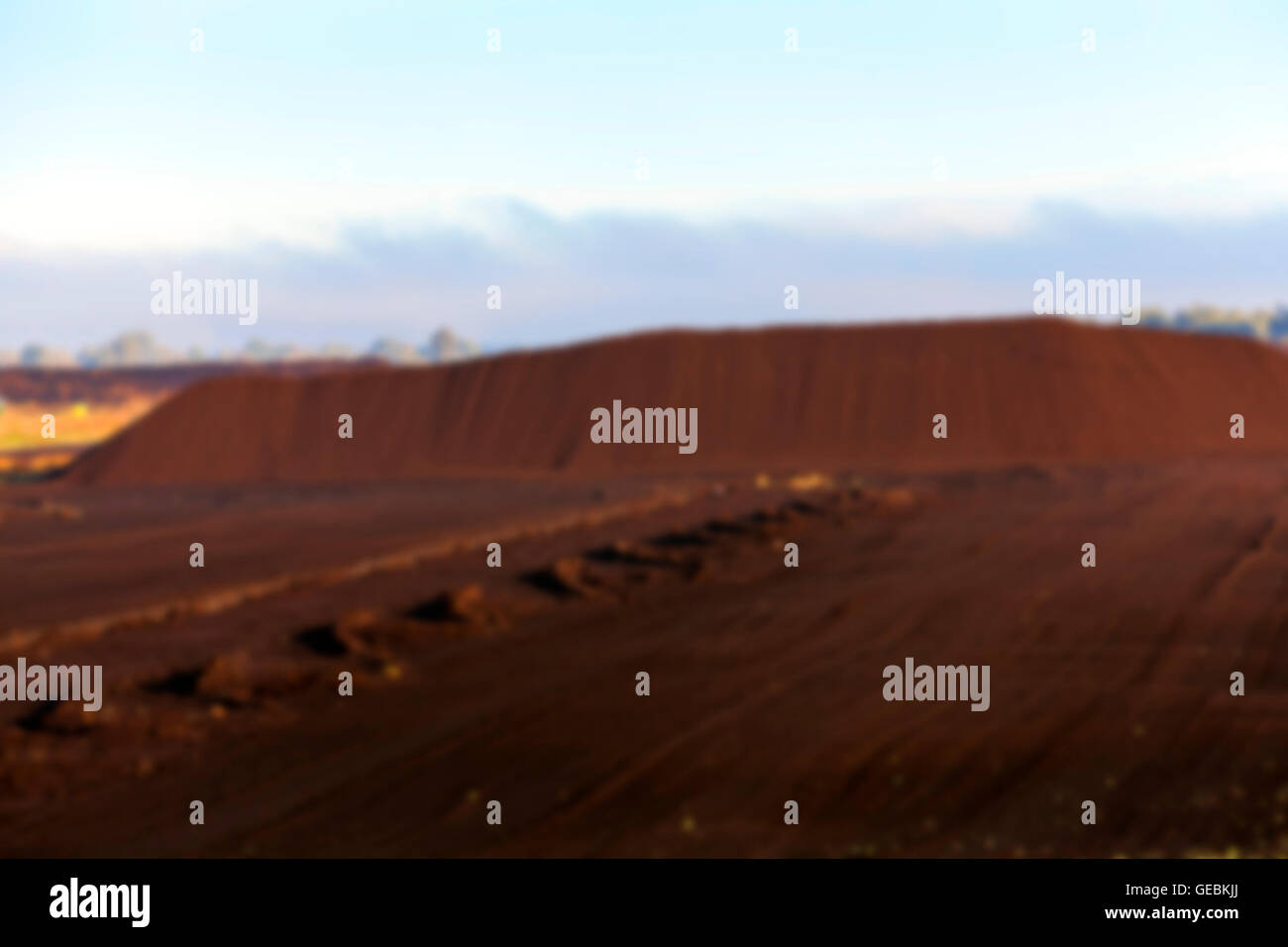 extraction of peat Stock Photo - Alamy