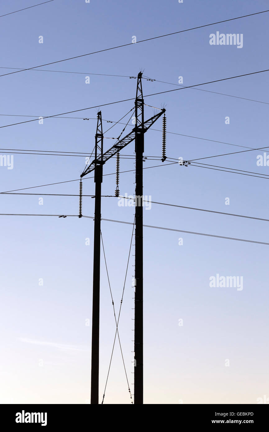 electricity transmission system Stock Photo - Alamy