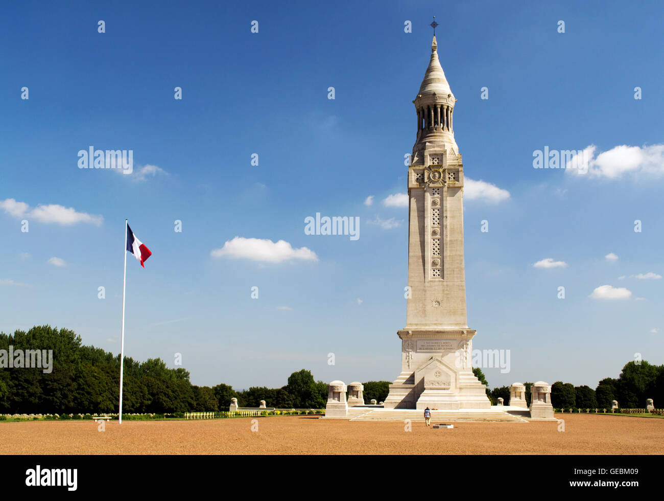 Lantern tower and ossuary, Notre Dame de Lorette, also known as Ablain ...