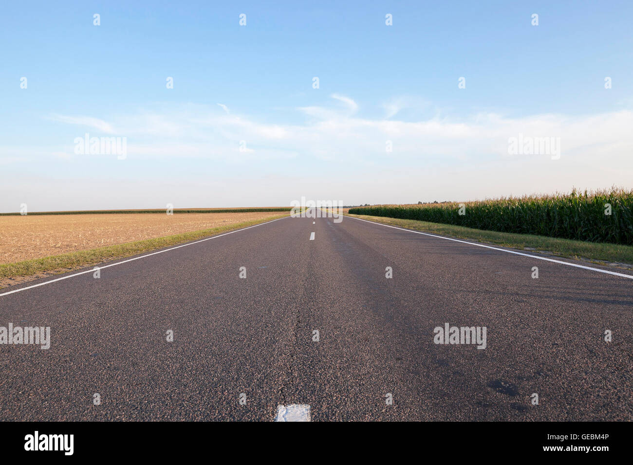 small paved road Stock Photo - Alamy