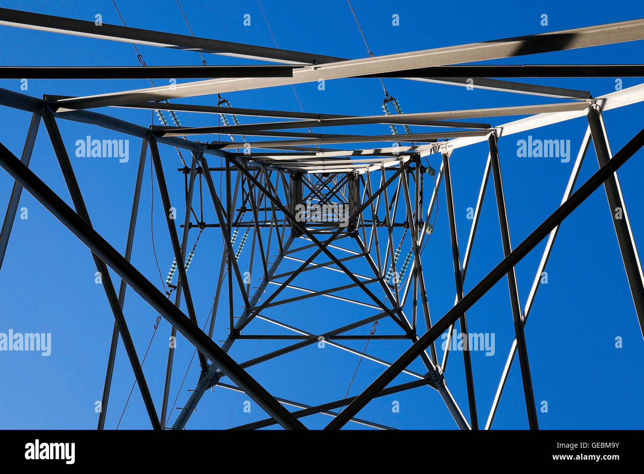 electricity transmission system Stock Photo - Alamy