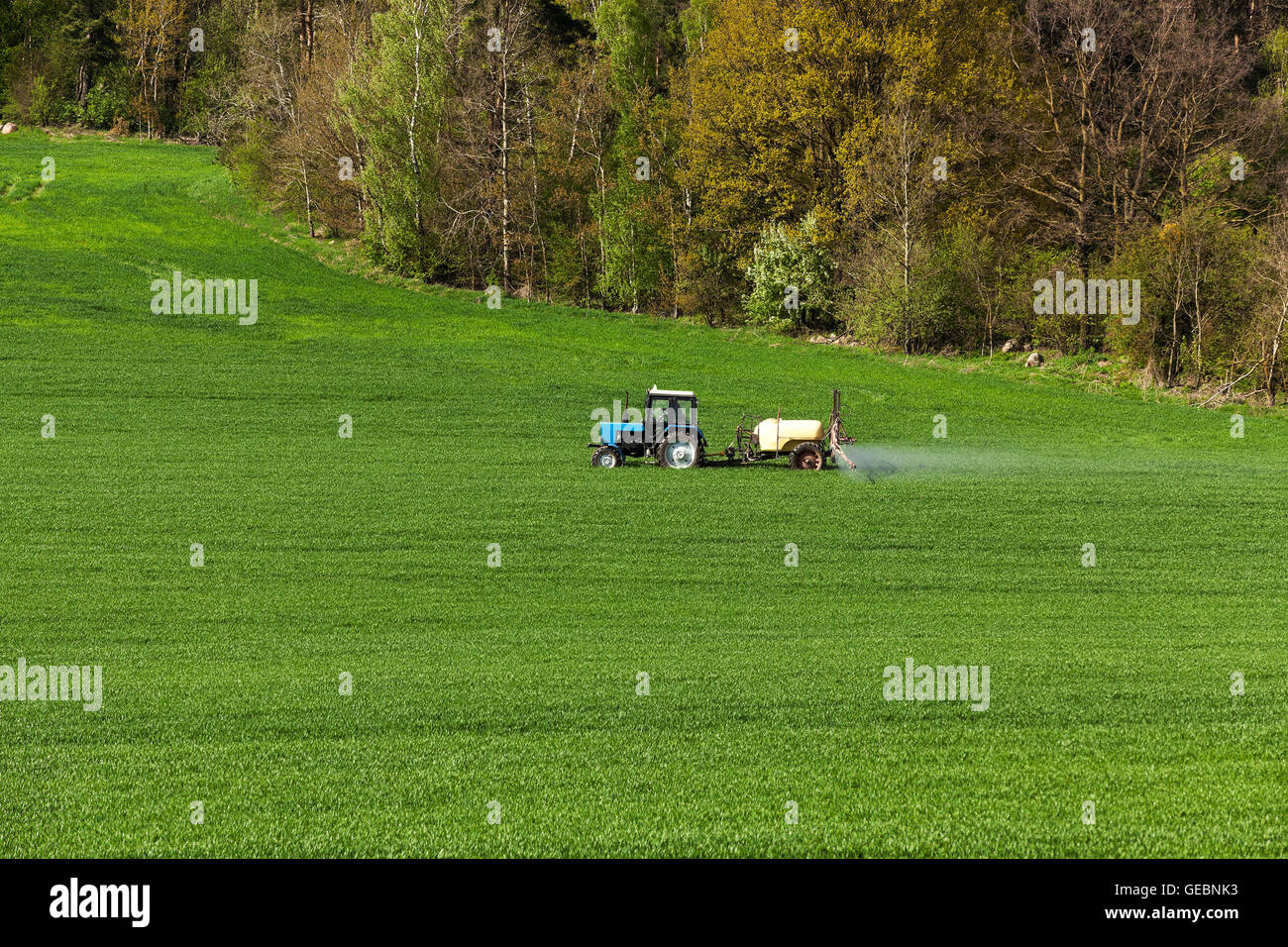 Processing of cereal Stock Photo - Alamy