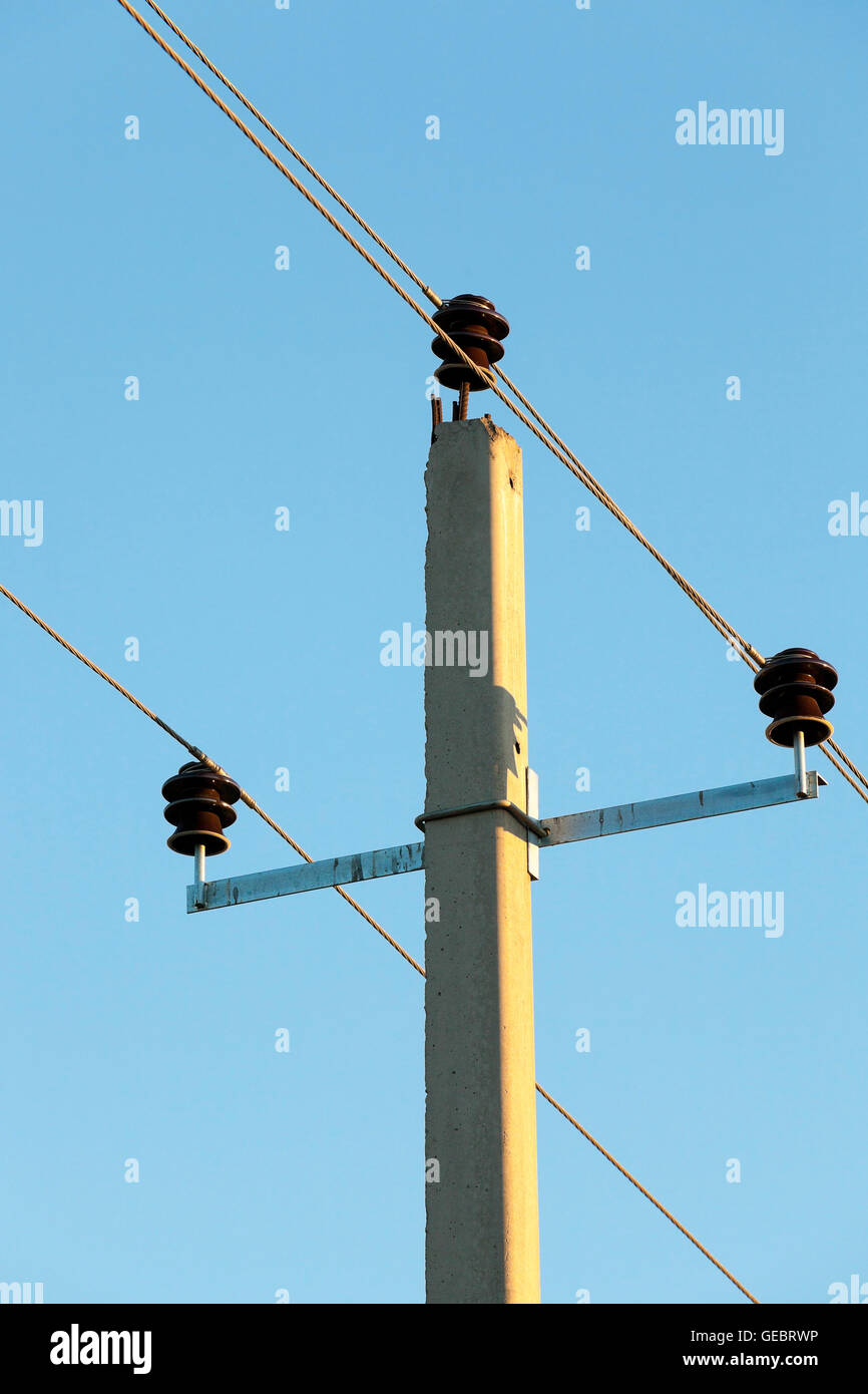 electricity transmission system Stock Photo - Alamy