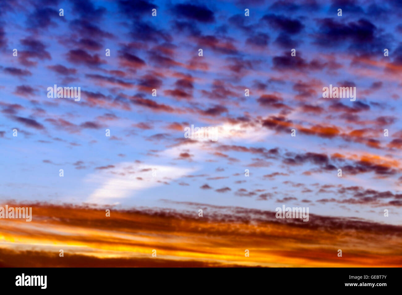 the sky during sunset Stock Photo - Alamy