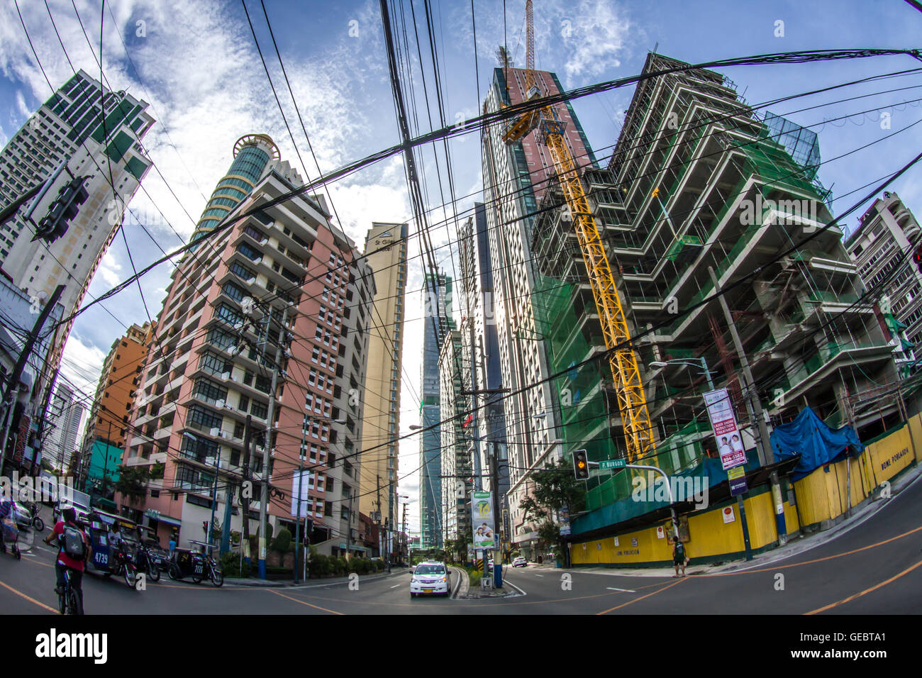 Landscape photography urban architecture traffic Manila Makati ...
