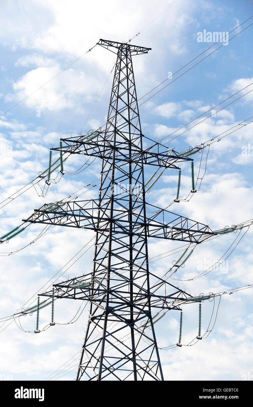 electricity transmission system Stock Photo - Alamy