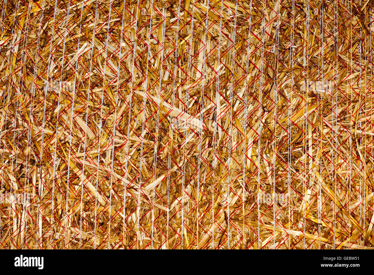 stack of straw in the field Stock Photo - Alamy