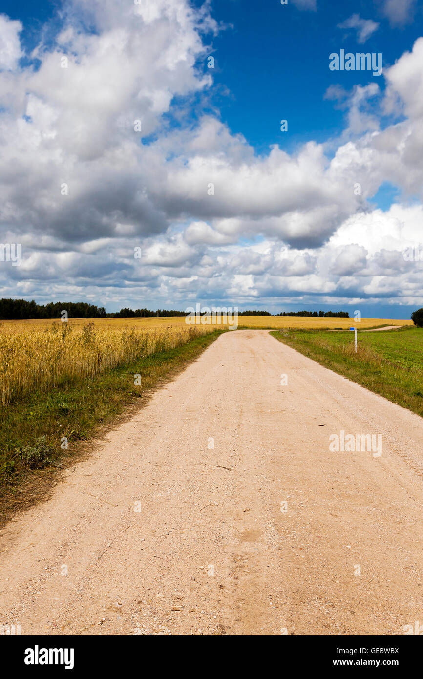 small country road Stock Photo - Alamy