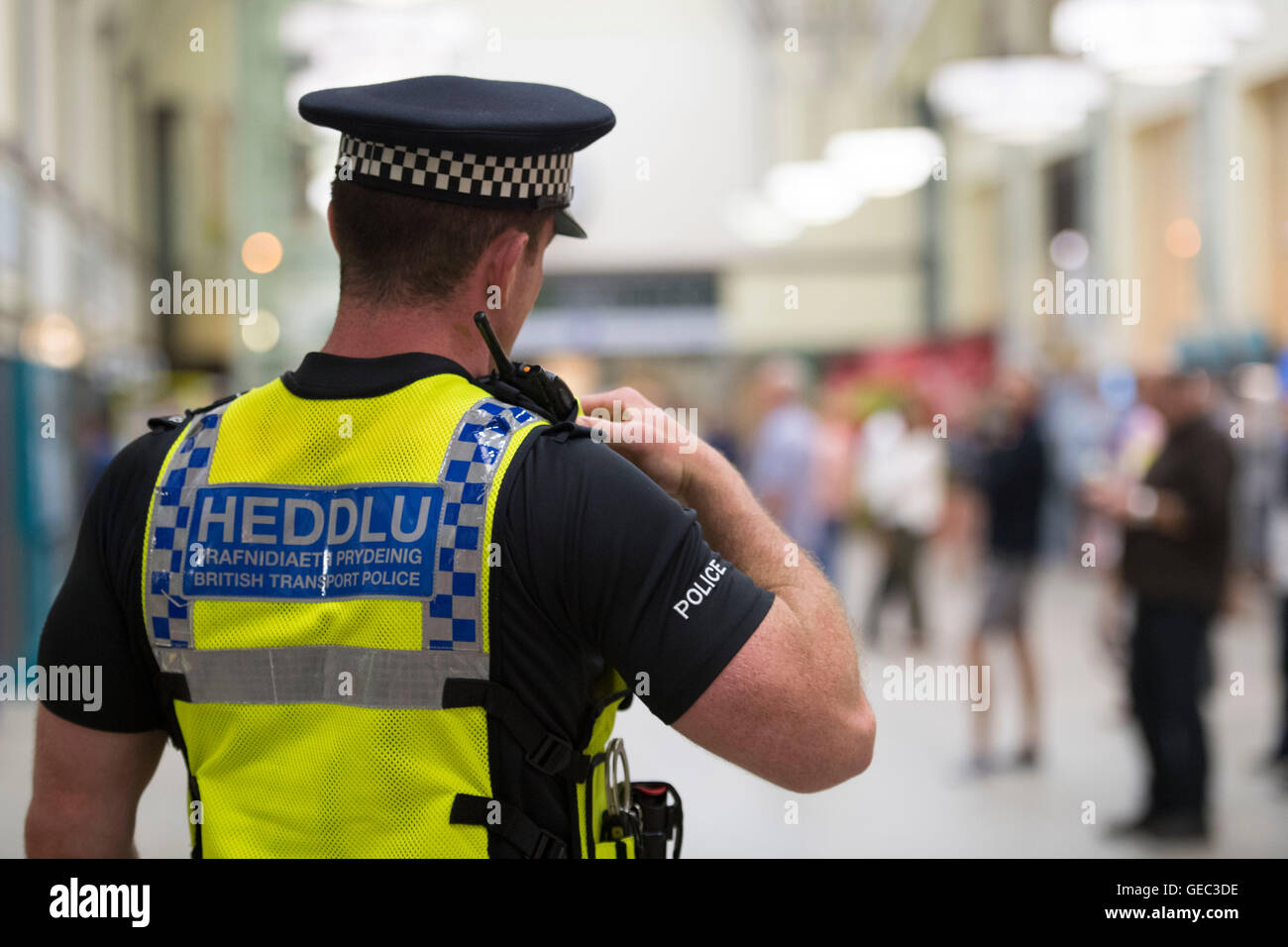 British transport police btp cardiff hi-res stock photography and ...