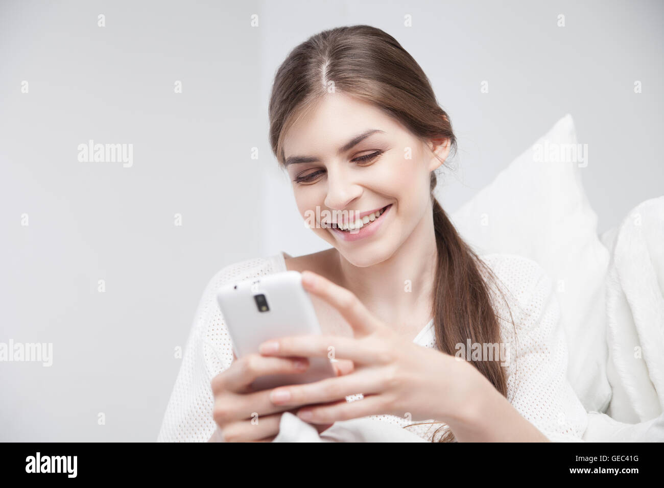 Happy cell gadget hi-res stock photography and images - Alamy