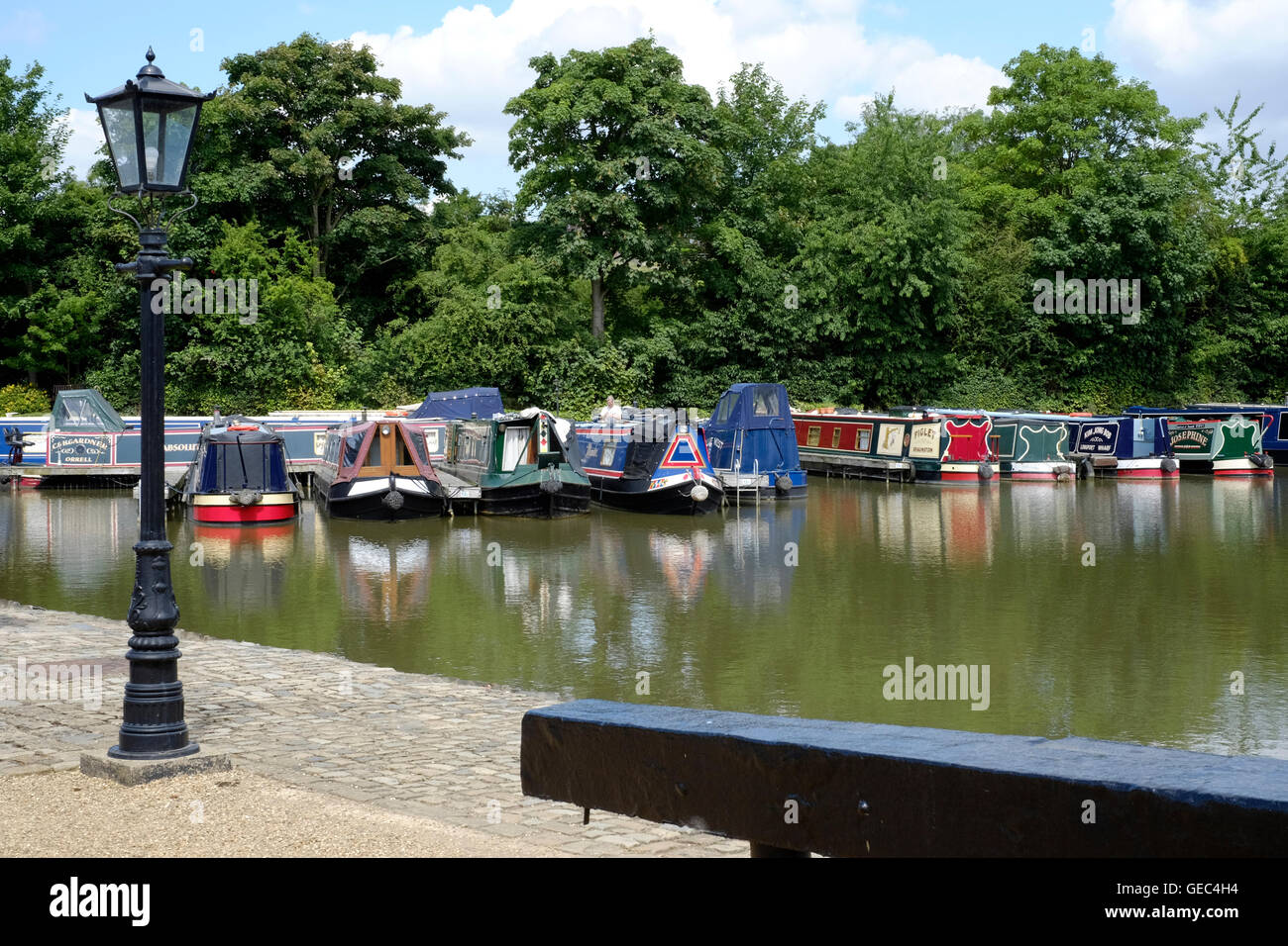 narrow boats at braunston marina northamptonshire england uk Stock ...