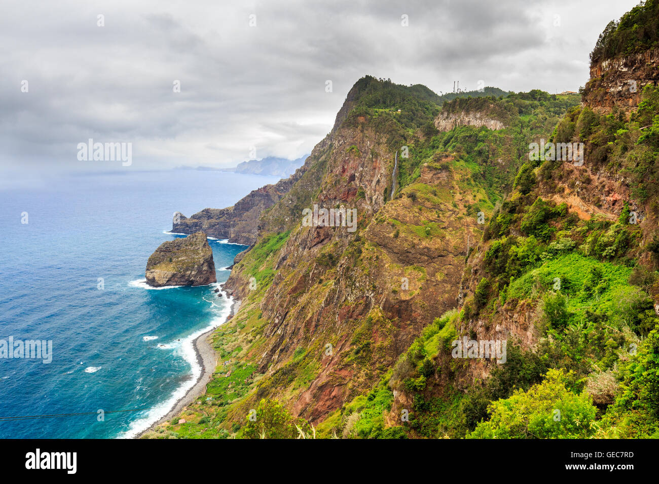 Madeira coast mountains hi-res stock photography and images - Alamy