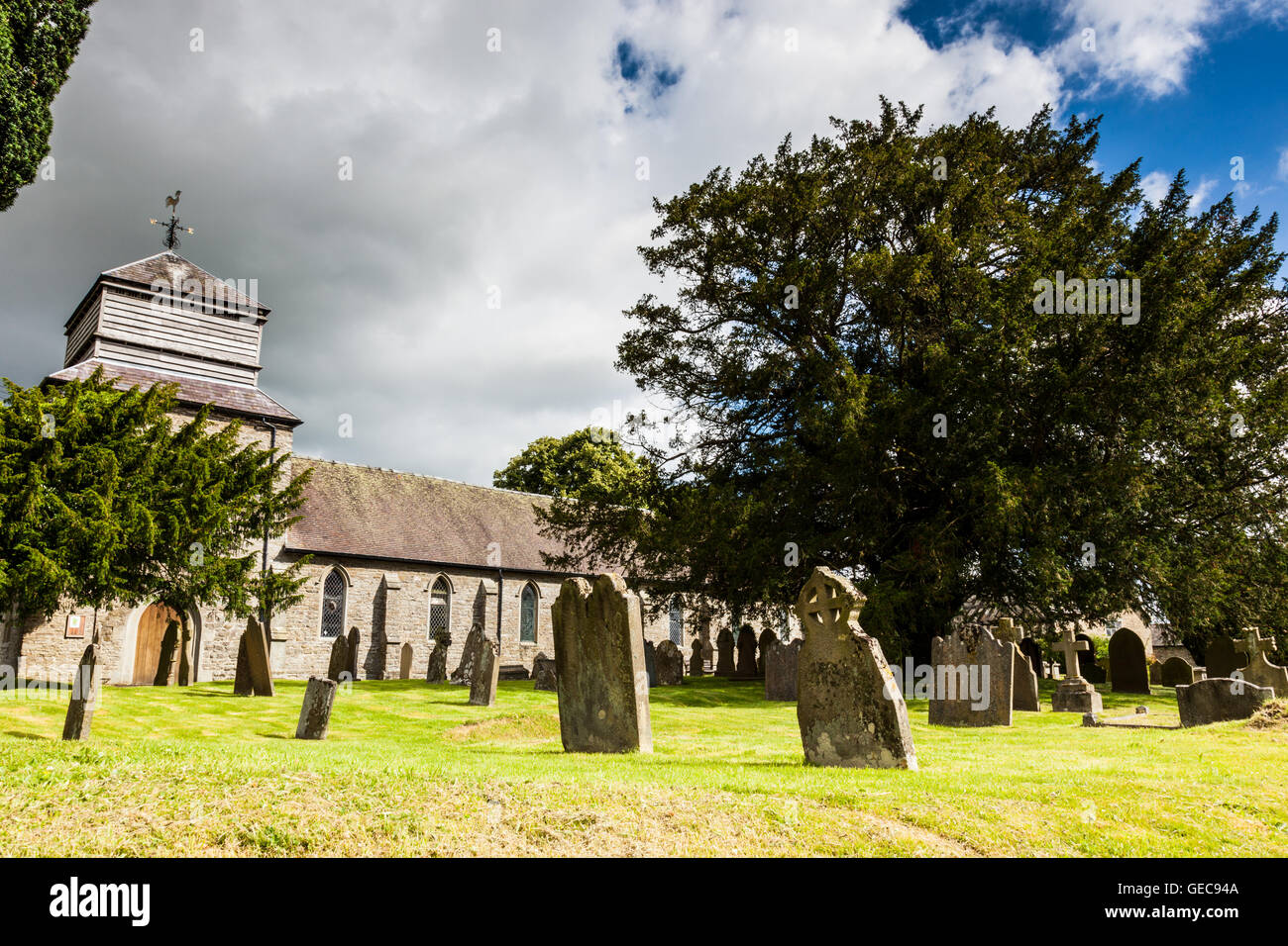 Church of St Peter at More, near Lydham, Shropshire, UK Stock Photo - Alamy