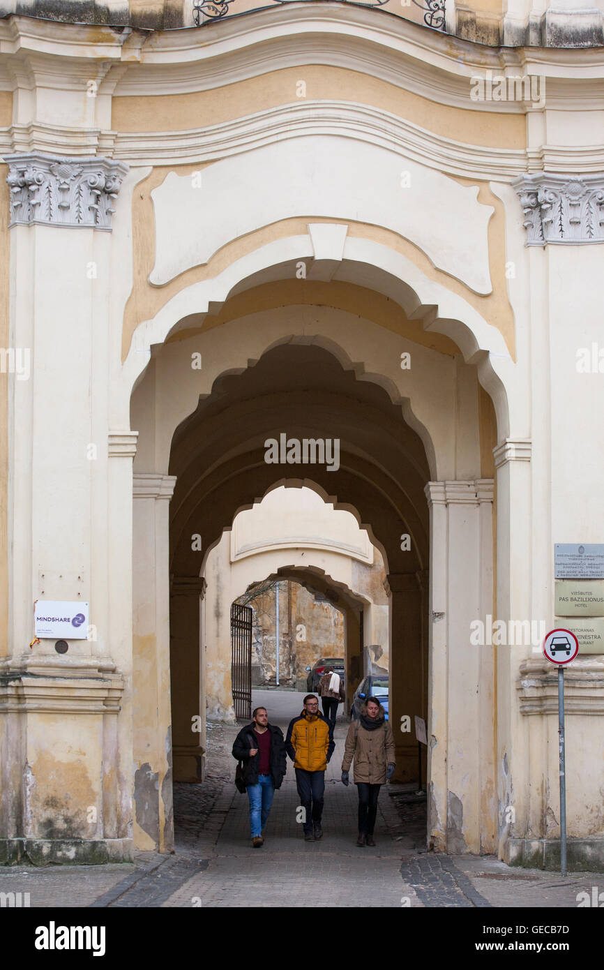 The entrance and gateway to the Holy Trinity Church & Basilian Gate ...