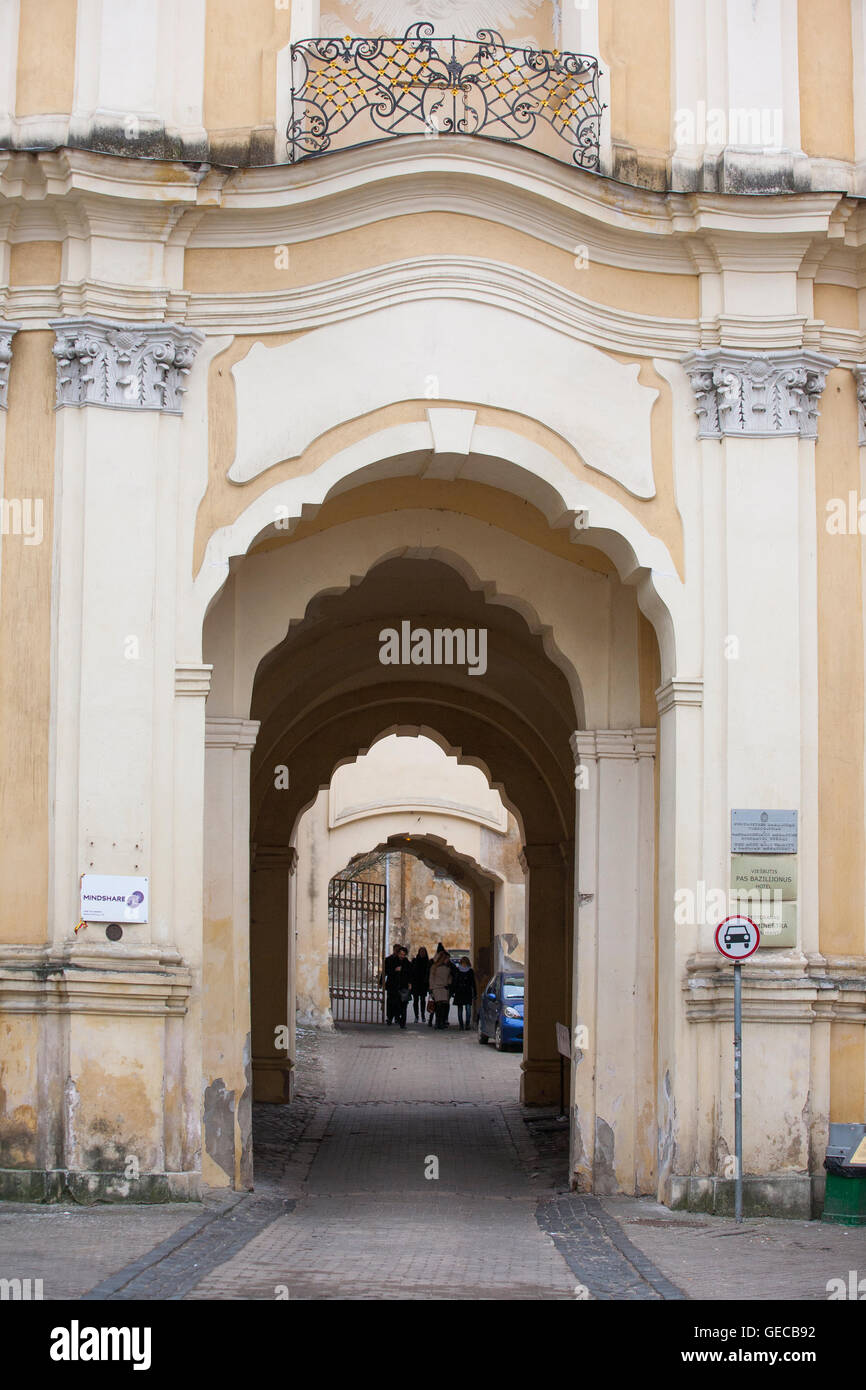 The entrance and gateway to the Holy Trinity Church & Basilian Gate ...