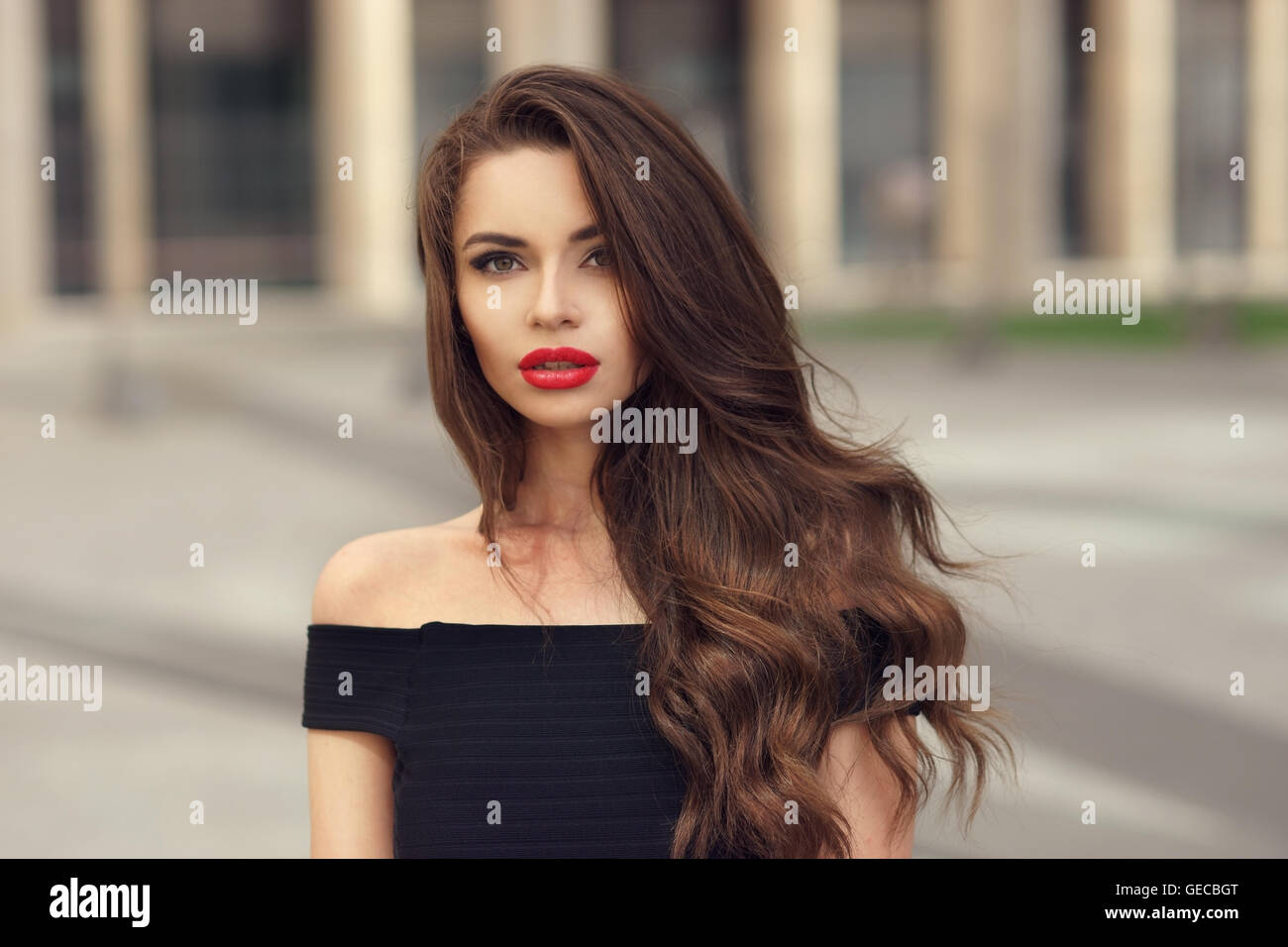 Pretty girl beauty portrait Stock Photo - Alamy