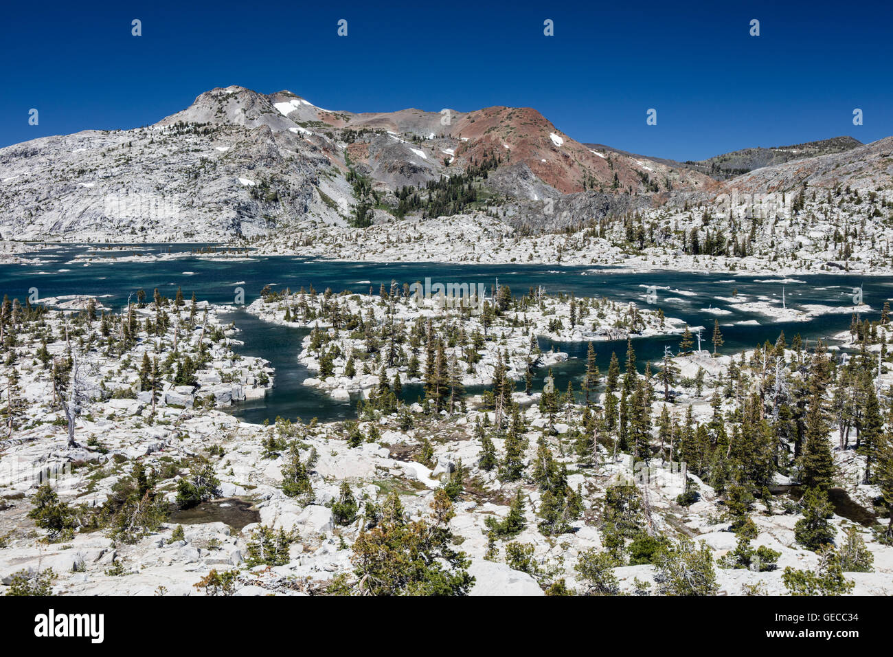 Scenic Lake Aloha is a pretty backcountry glacial basin in the ...