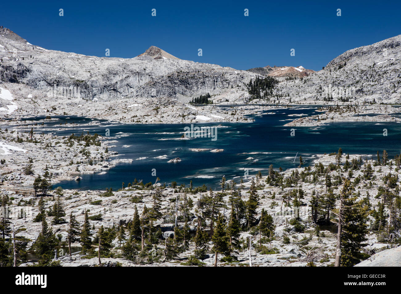 Scenic Lake Aloha is a pretty backcountry glacial basin in the ...