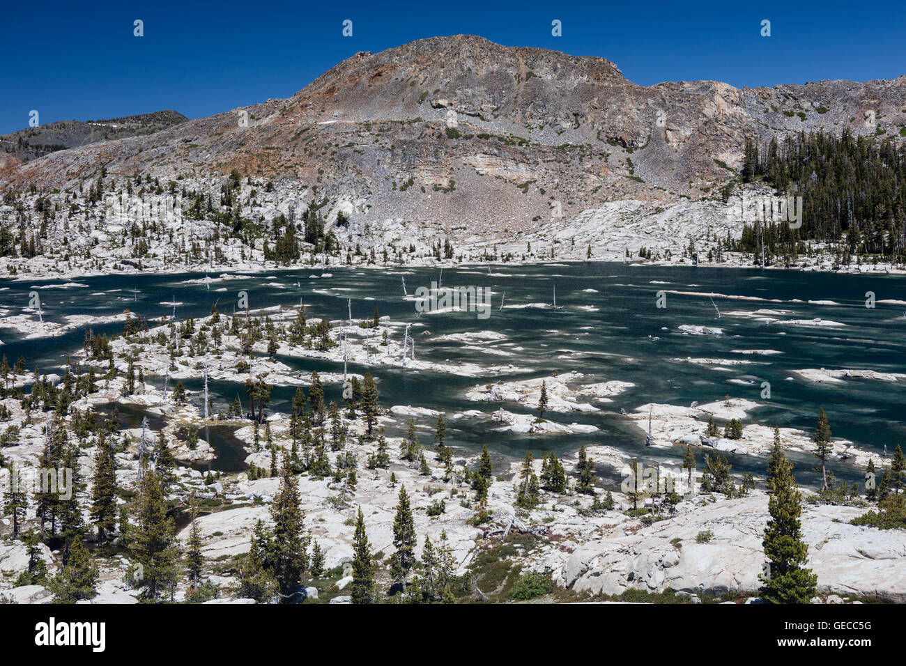 Scenic Lake Aloha is a pretty backcountry glacial basin in the ...