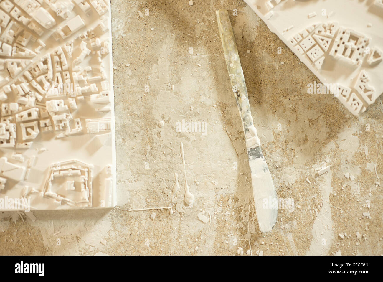 3d city map plaster models hi-res stock photography and images - Alamy