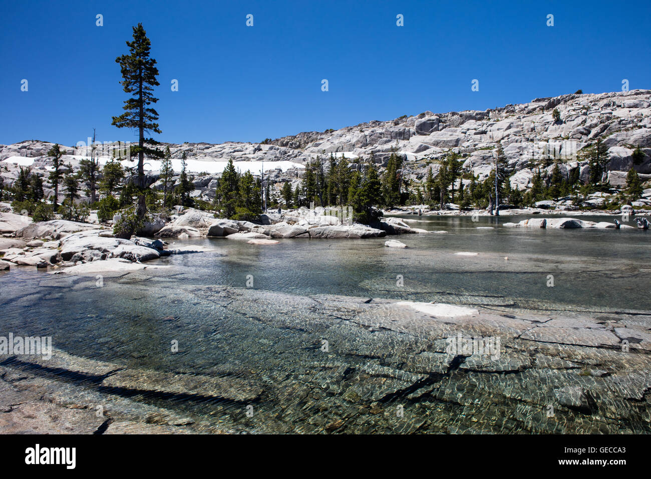 Scenic Lake Aloha is a pretty backcountry glacial basin in the ...