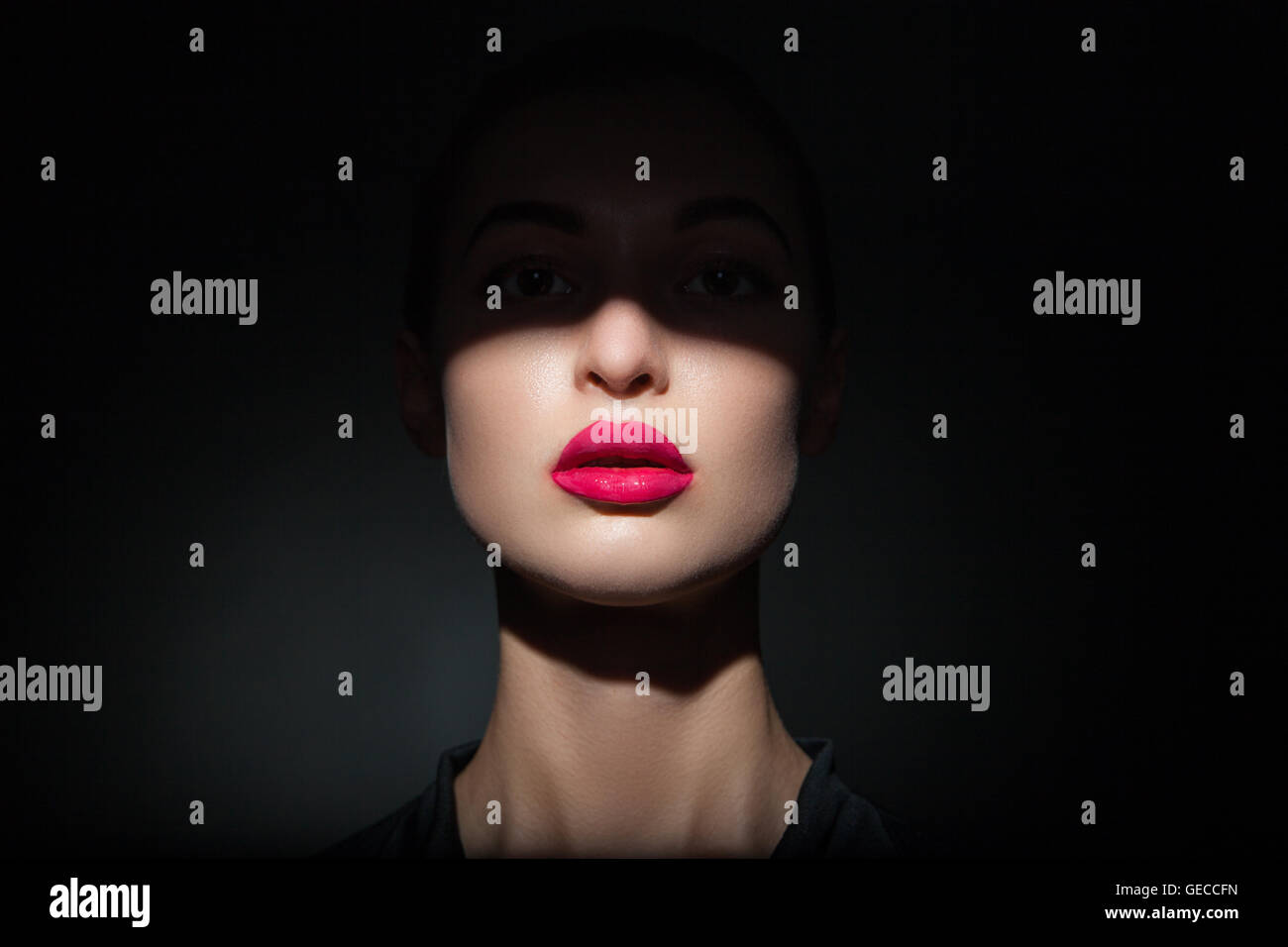 Half shadow portrait hi-res stock photography and images - Alamy