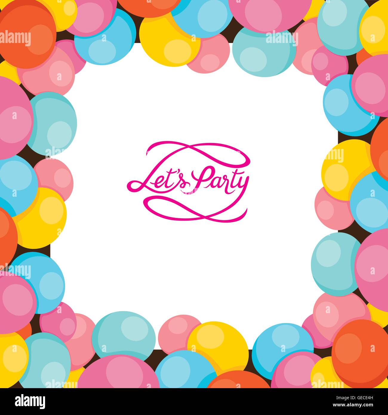 Balloons Border, Party, Banquet, Feast, Celebration, Corporate Party ...