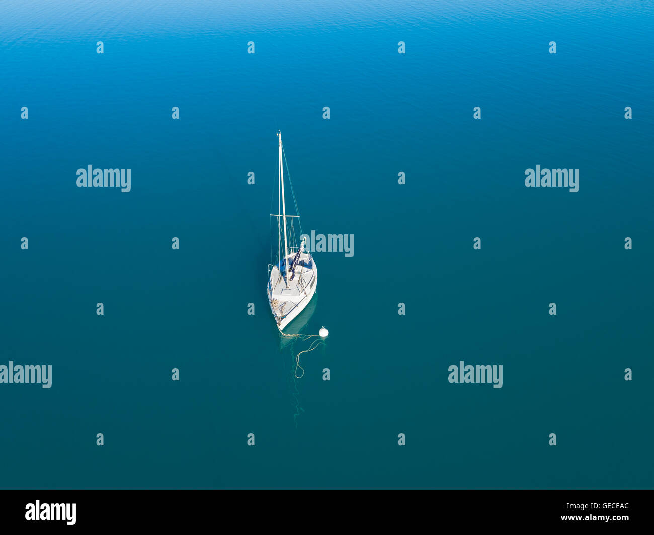 Yacht sail aerial hi-res stock photography and images - Alamy