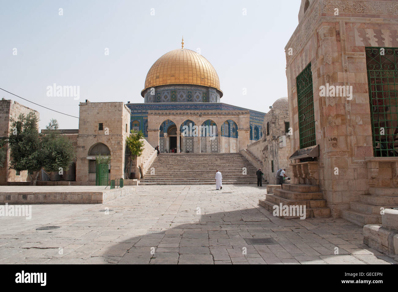 Jerusalem Old City, Israel: the Dome of the Rock, Islam shrine on ...