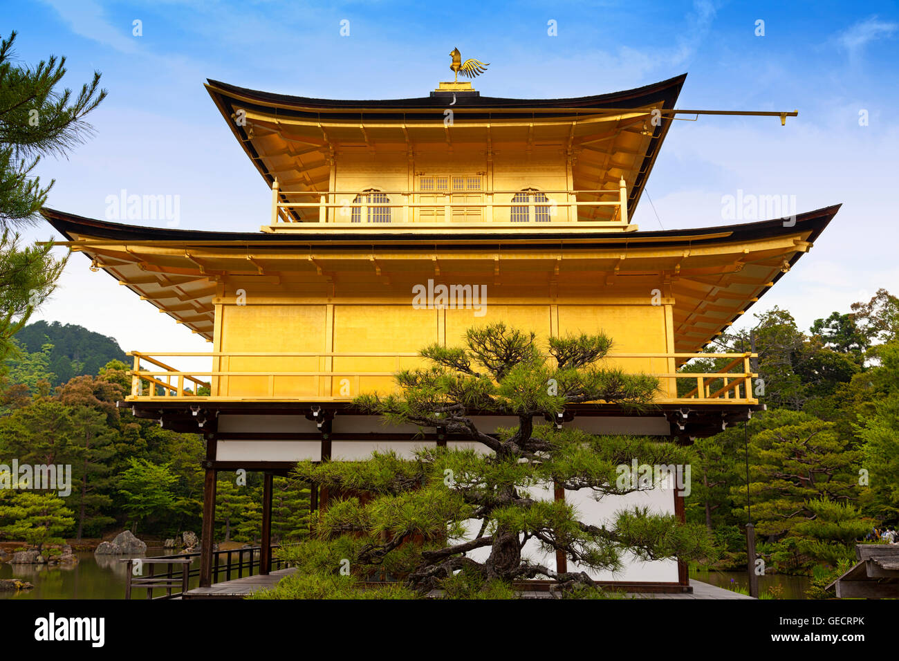 Golden pavilion Kyoto, Kinkaku-ji Stock Photo - Alamy