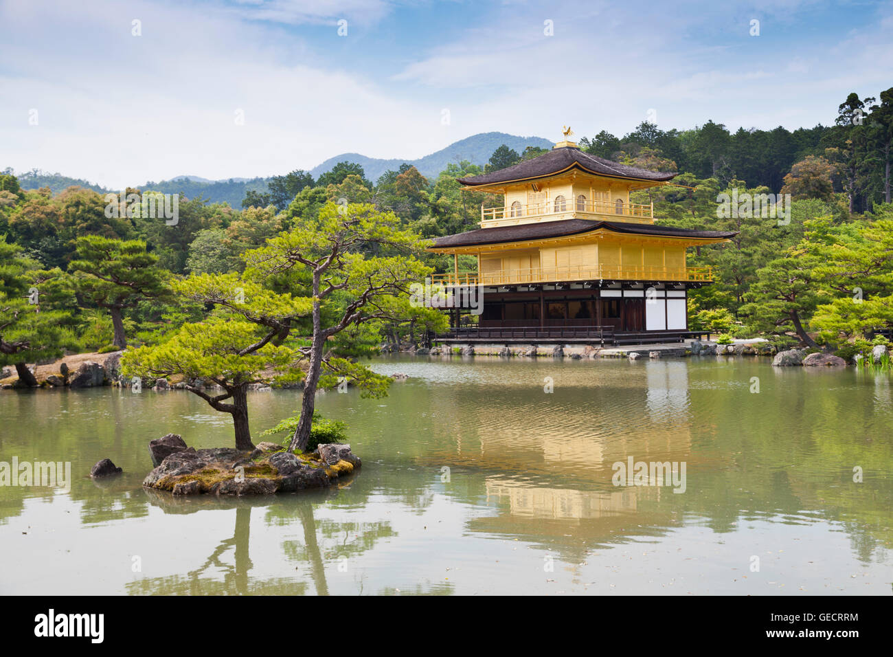 Golden pavilion Kyoto, Kinkaku-ji Stock Photo - Alamy