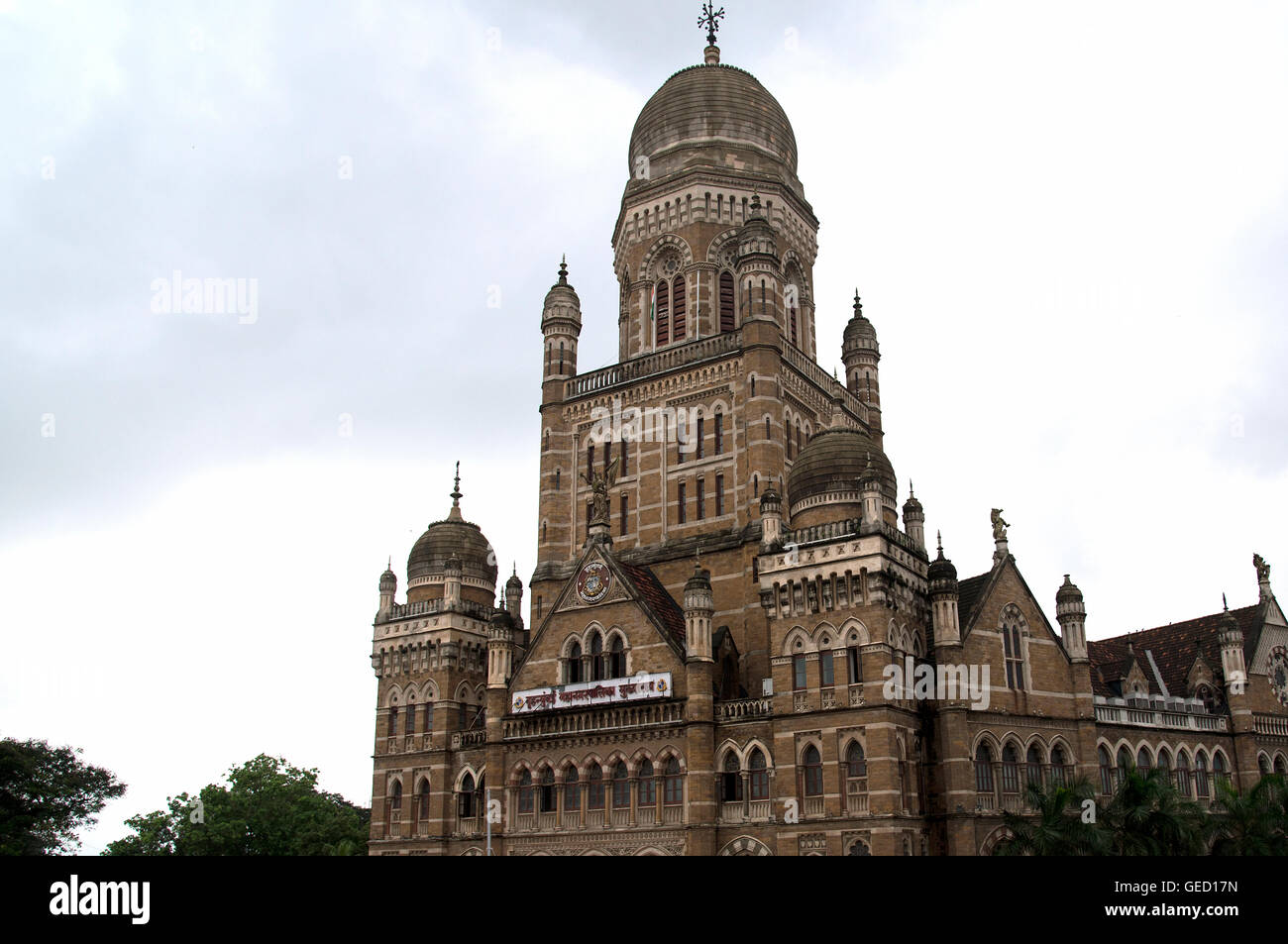 Architecture of mumbai municipal corporation building hi-res stock ...