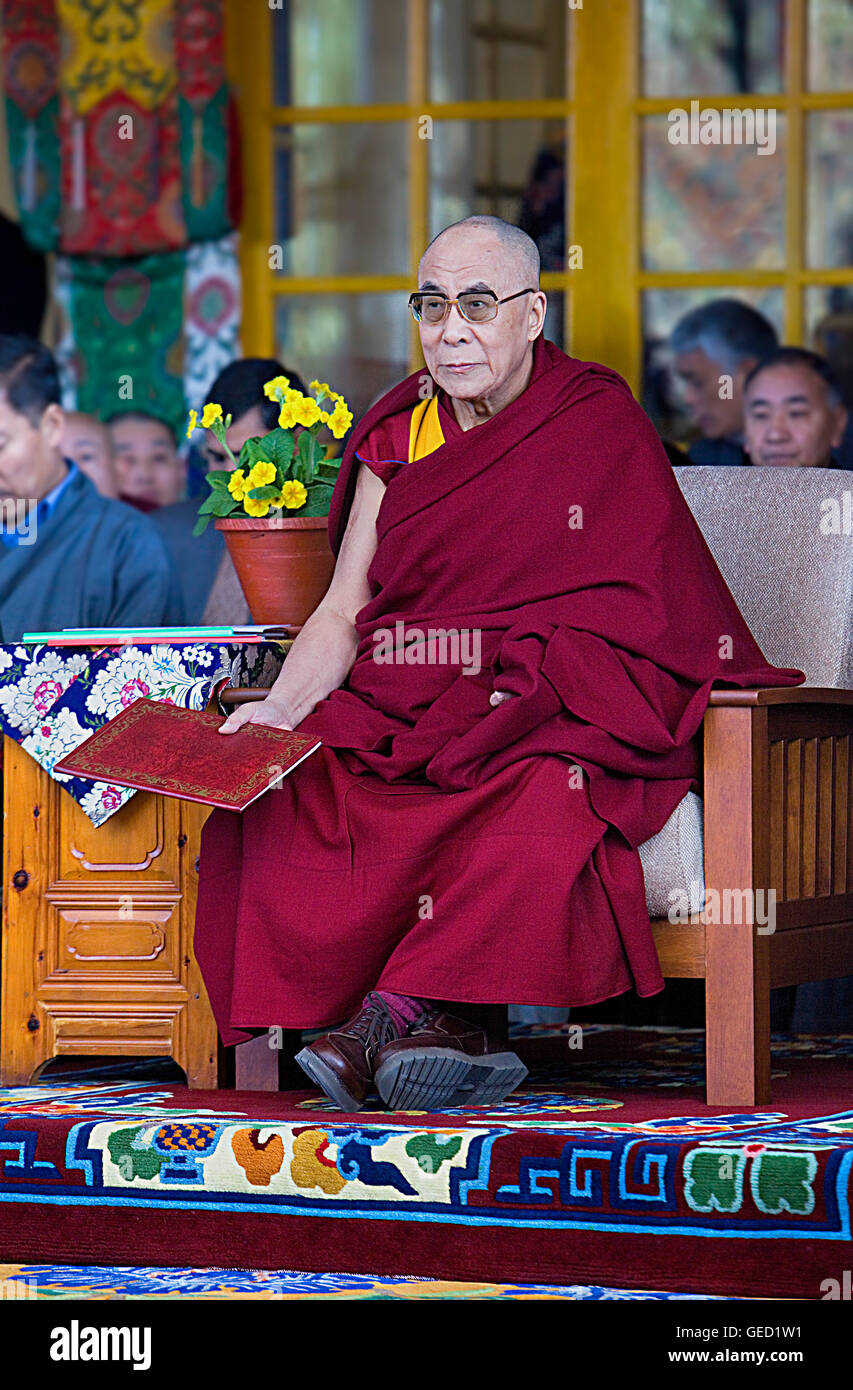 Tsuglagkhang complex dalai lama temple hi-res stock photography and ...